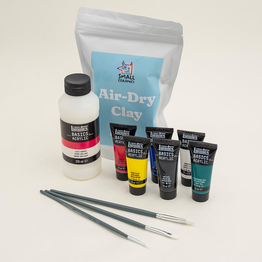 Air-Dry Pottery Bundle – Small Ceramics